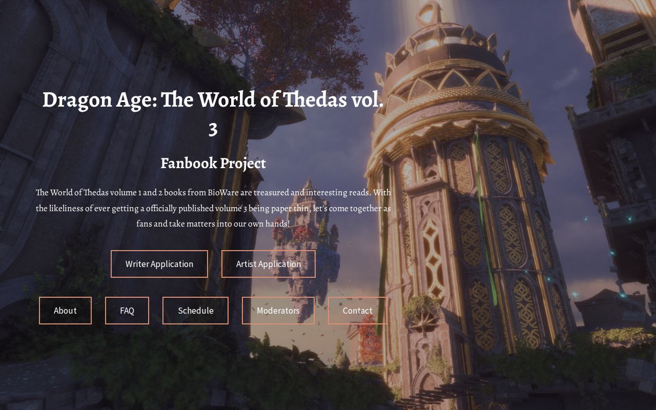 World of Thedas vol 3